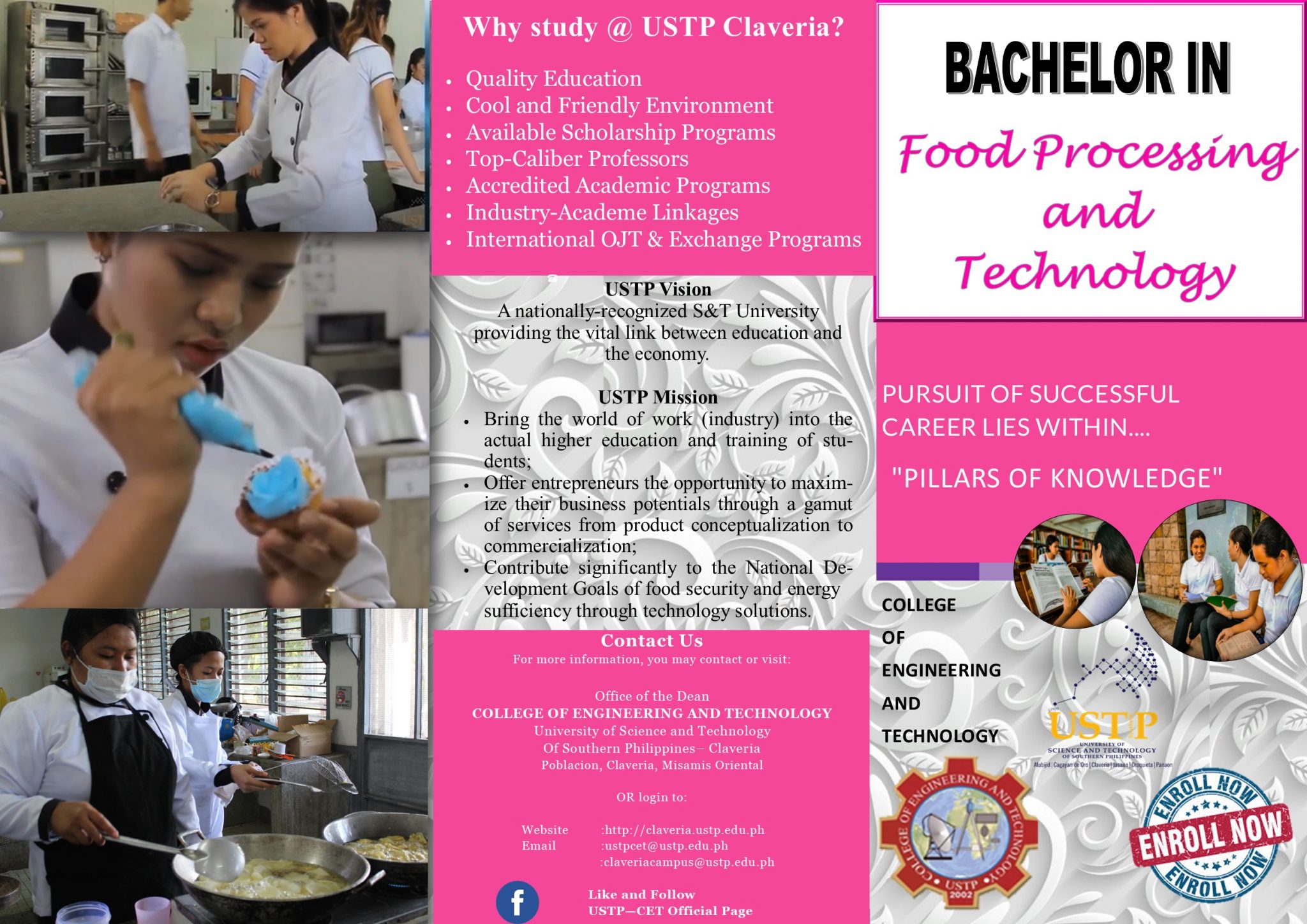 BACHELOR IN FOOD PROCESSING AND TECHNOLOGY - University of Science and ...