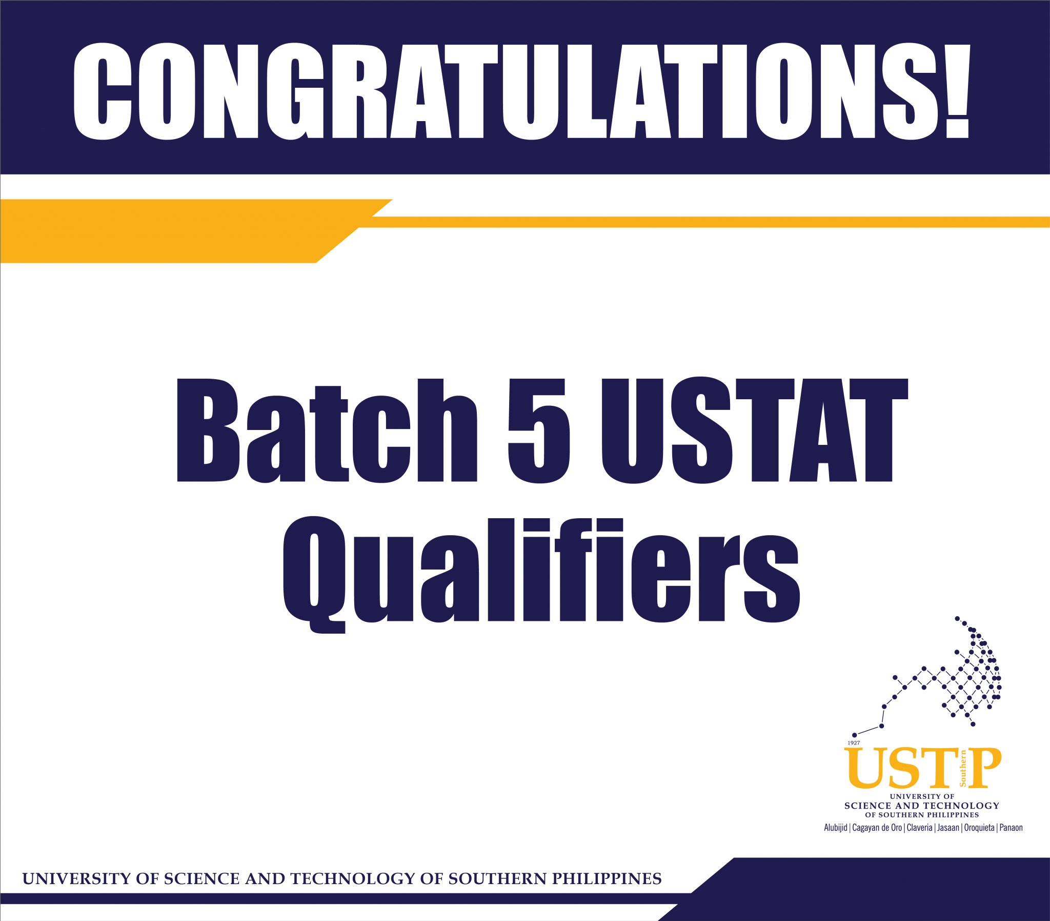 USTAT Batch 5 2021 Result - University of Science and Technology of ...