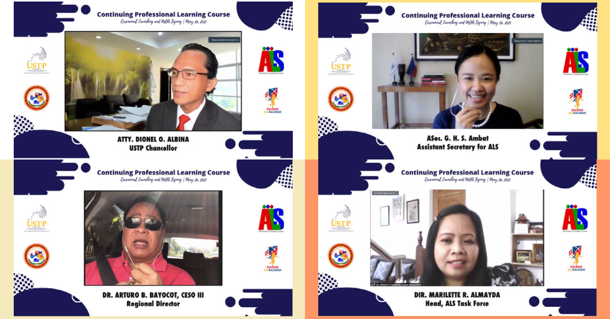 USTP, DepEd ink MOA to capacitate Region 10 ALS teachers - University ...