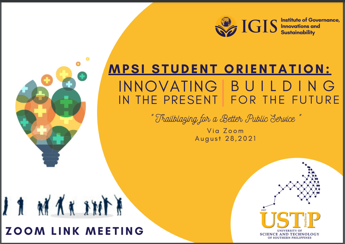 USTP welcomes new students and faculty to the MPSI program - University ...