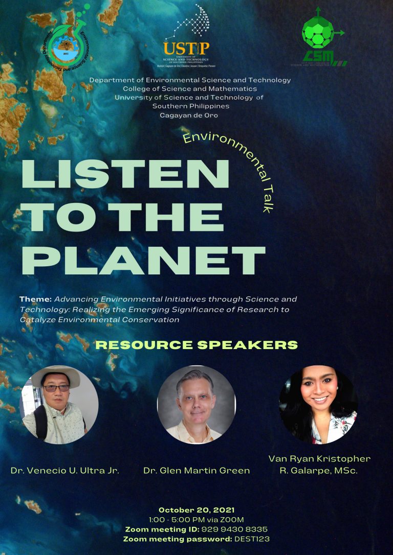 DEST conducts webinar for environmental conservation - University of ...