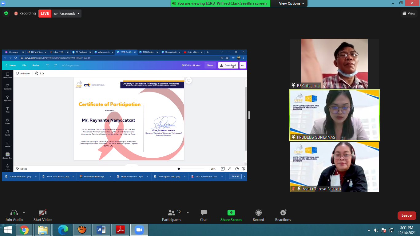 ECRD, OSA conduct webinar on HIV Awareness and Teenage Pregnancy ...