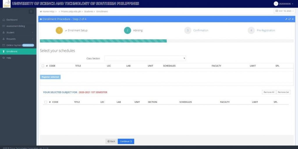 Enrollment Flow - University of Science and Technology of Southern ...
