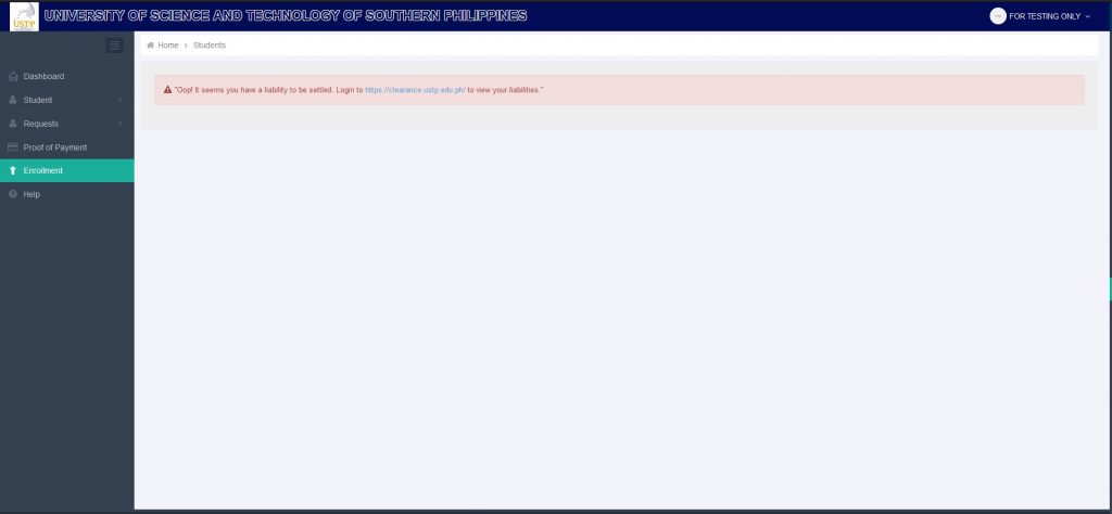 Enrollment Flow - University of Science and Technology of Southern ...