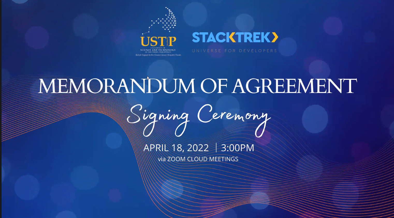 USTP Jasaan inks MOA with Stacktrek - University of Science and ...