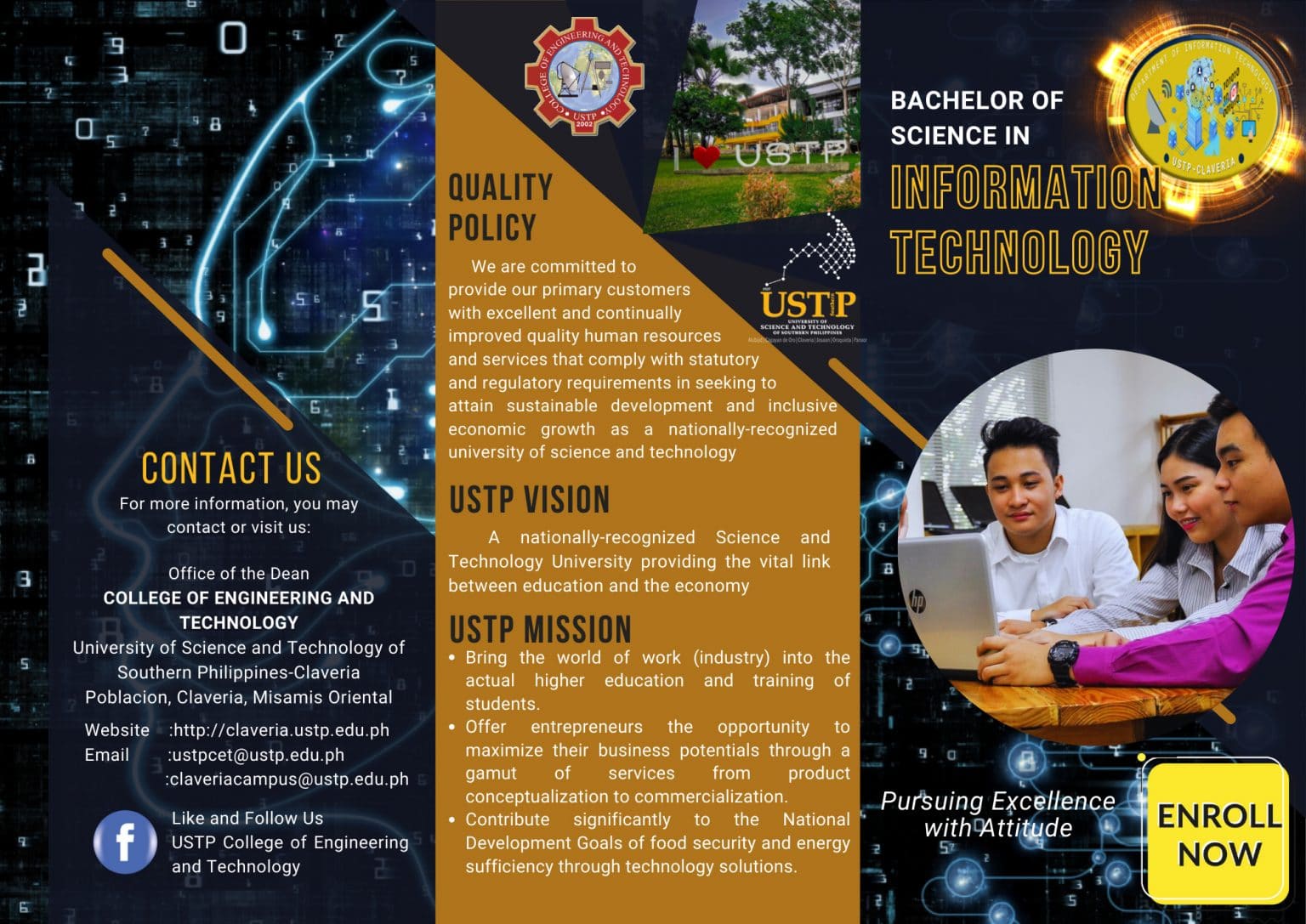 BACHELOR OF SCIENCE IN INFORMATION TECHNOLOGY - University of Science ...