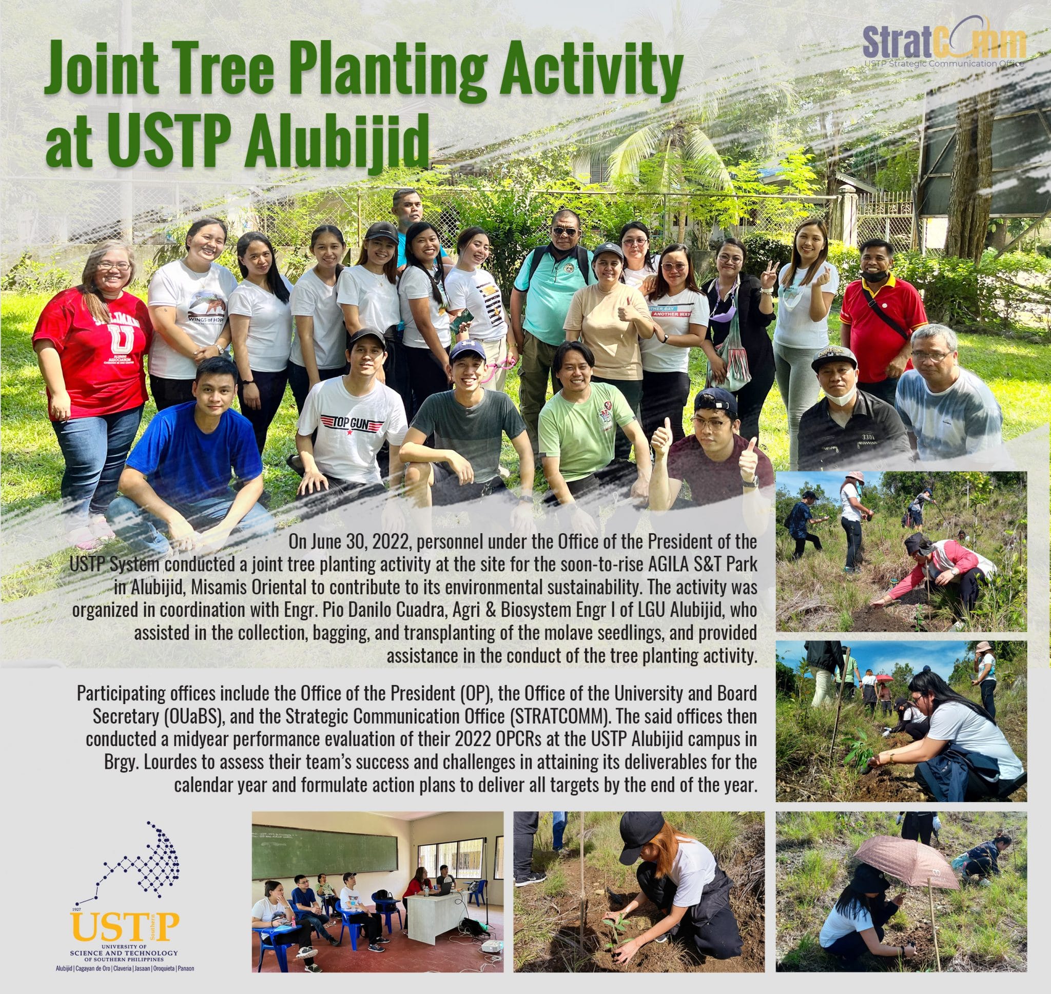 Joint Tree Planting Activity at USTP Alubijid - University of Science ...
