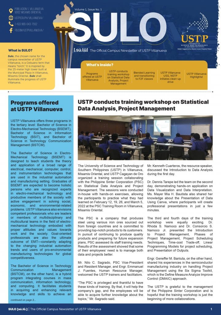 USTP Newsletters - USTP System