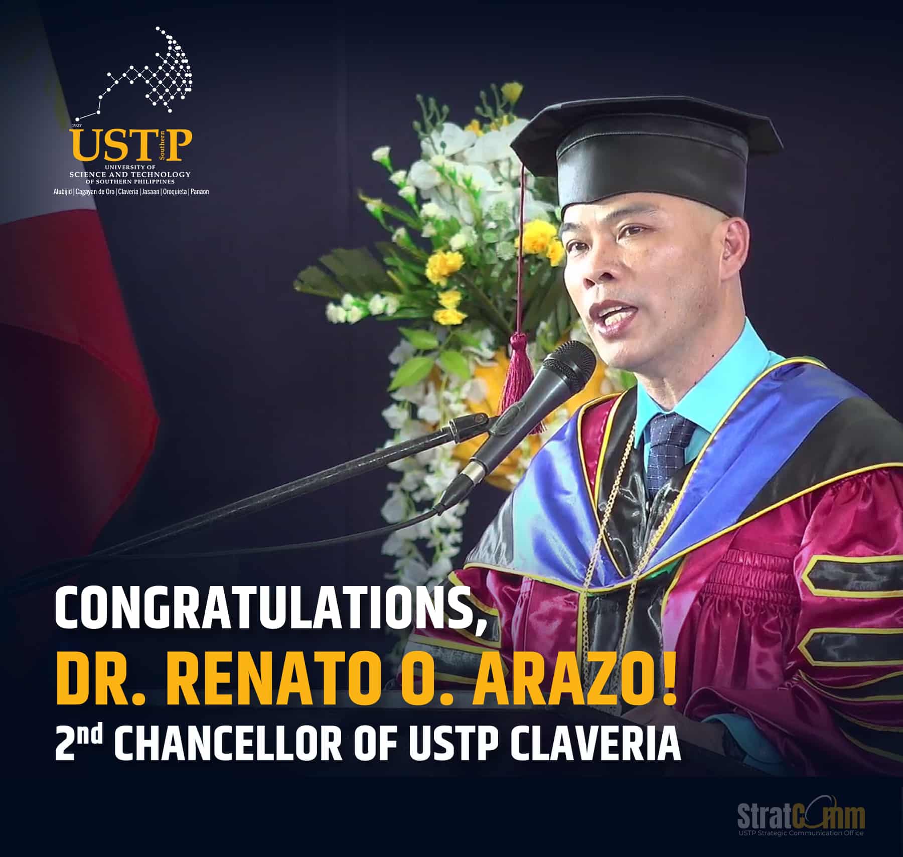 Congratulations Dr. Renato O. Arazo - University of Science and ...