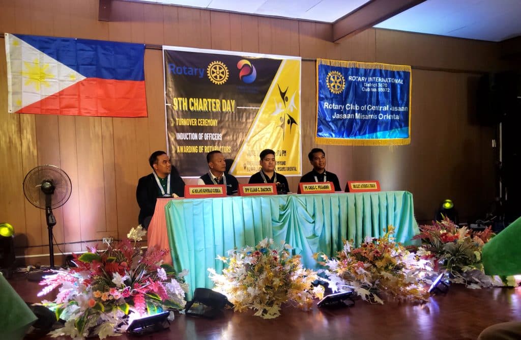 Rotary Club of Central Jasaan celebrates 9th Charter Day - University ...
