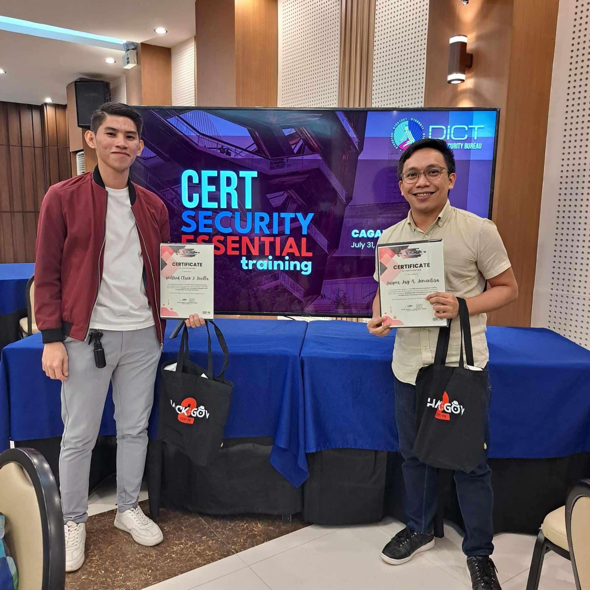 USTP Alubijid joins CERT Essential Training - University of Science and ...