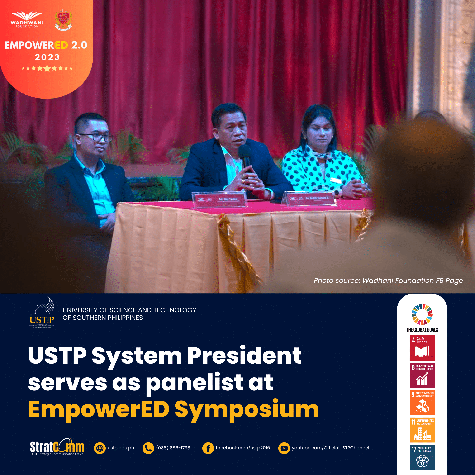 USTP System President serves as panelist at EmpowerED Symposium ...