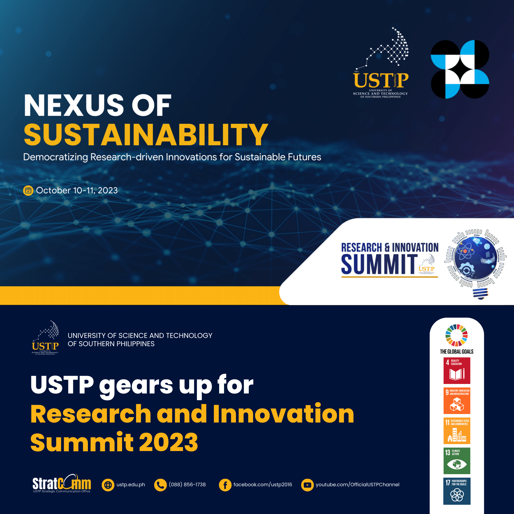 USTP gears up for Research and Innovation Summit 2023 - University of ...