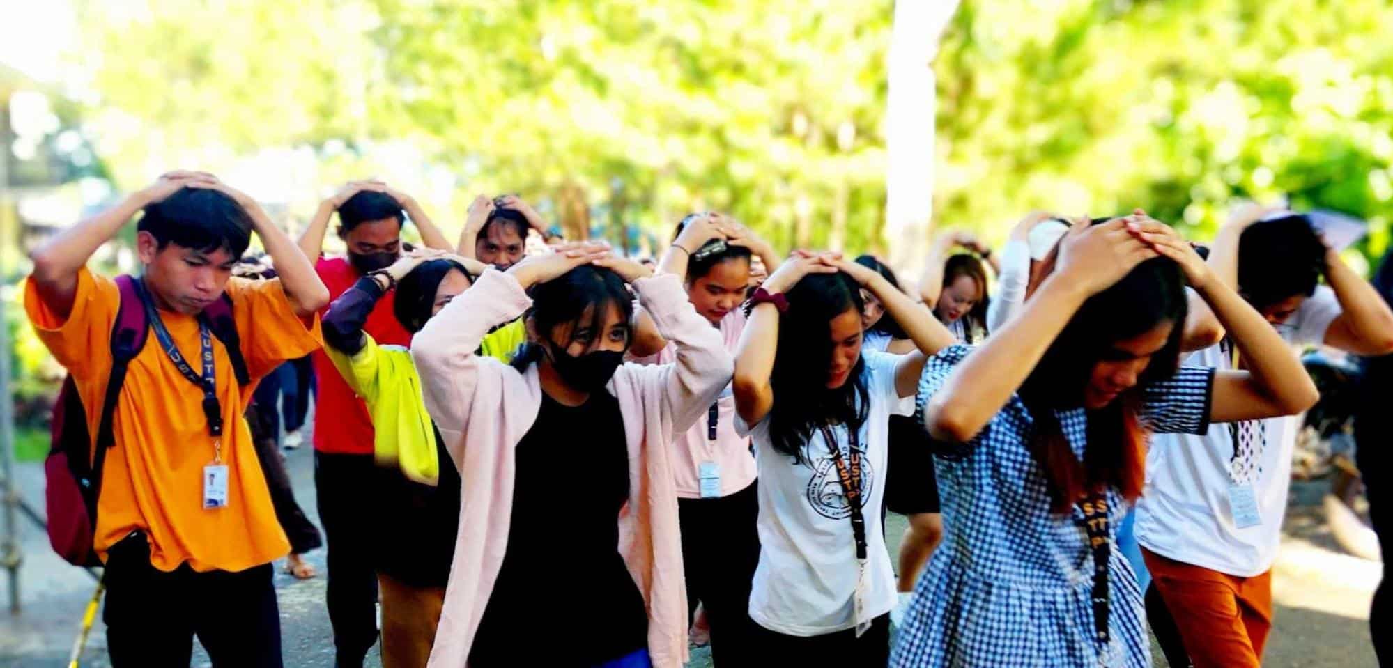 USTP Claveria conducts Quarterly Earthquake Drill - University of ...