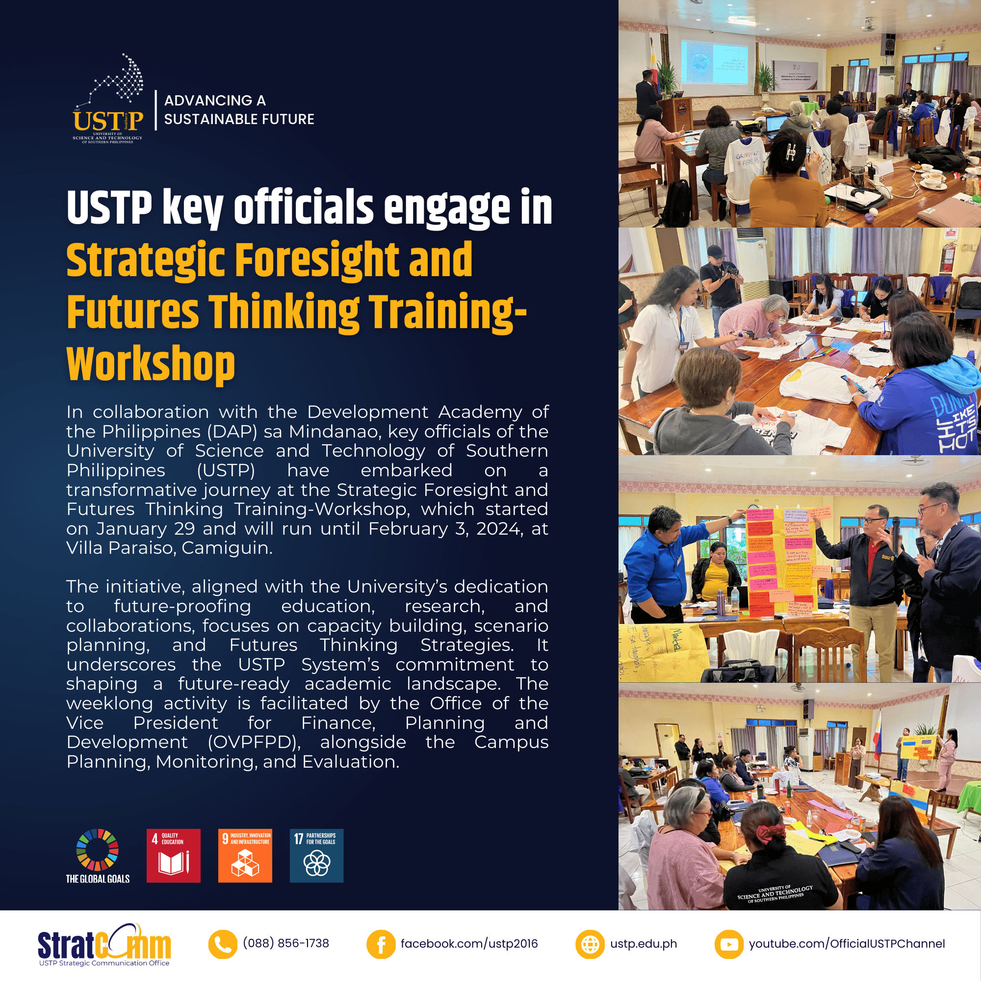 USTP key officials engage in Strategic Foresight and Futures Thinking Training-Workshop ...