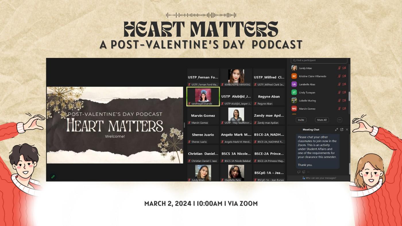 Heart Matters: a post-Valentine’s Day podcast - University of Science ...
