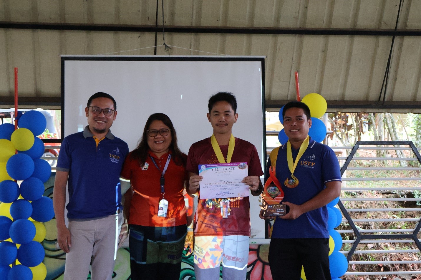 USTP Claveria honors On-the-Spot Poster Making Competition Gold ...