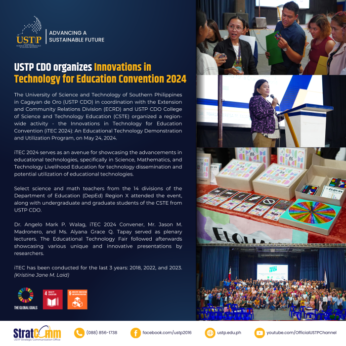 USTP Cagayan de Oro - University of Science and Technology of Southern ...