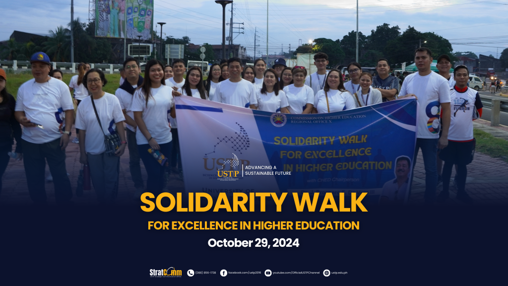 USTP joins CHED’s Solidarity Walk for Excellence in Higher Education ...