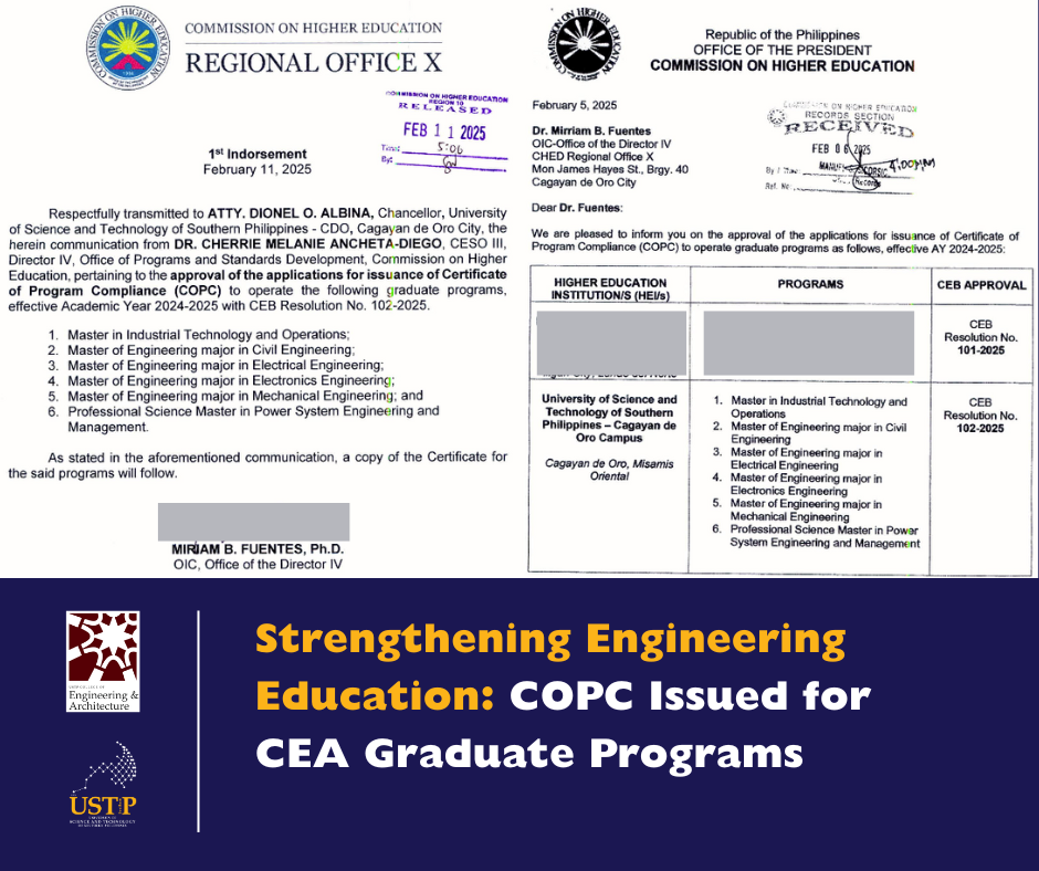 - University of Science and Technology of Southern Philippines