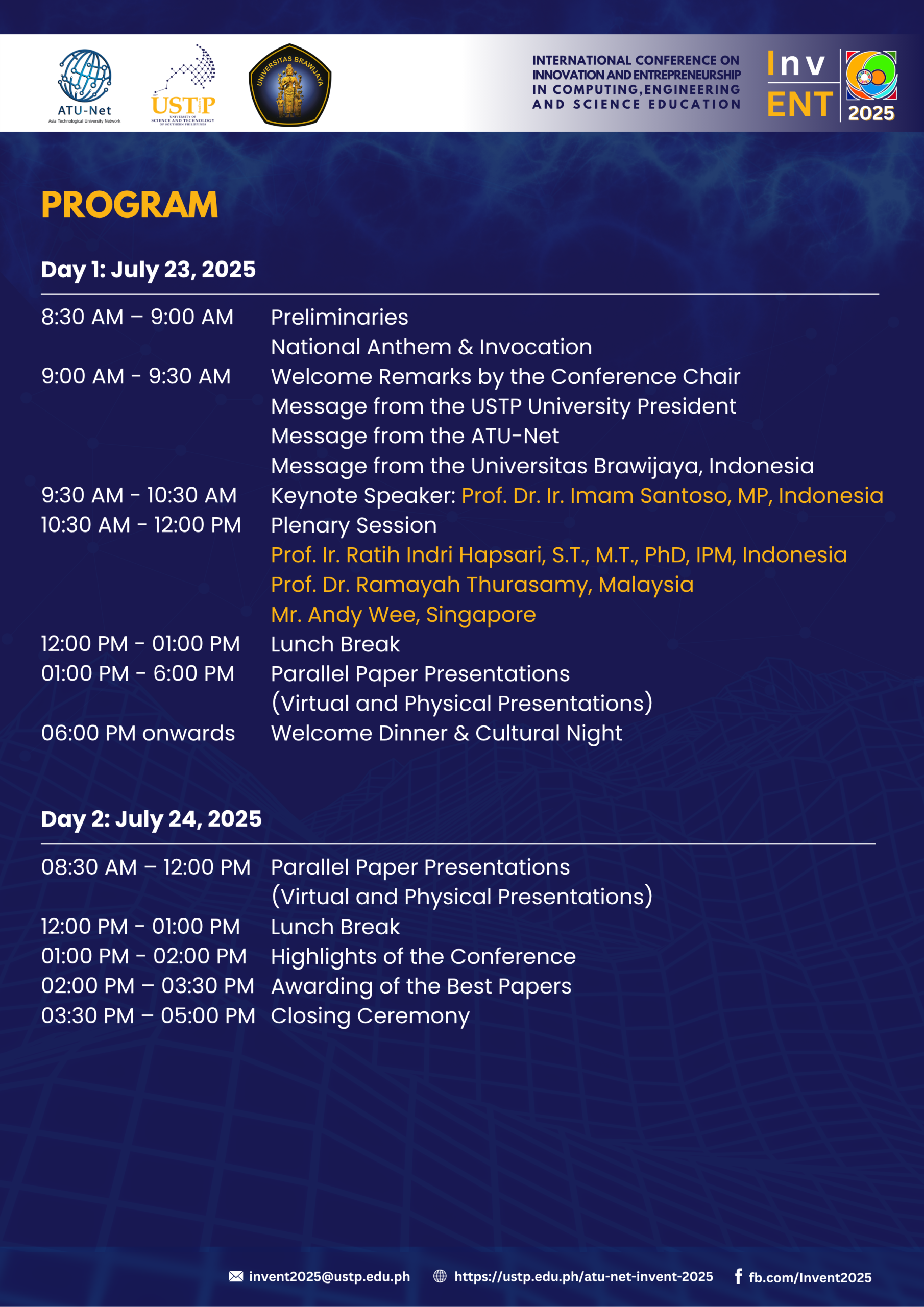 ATU-Net INVENT 2025 - University of Science and Technology of Southern ...