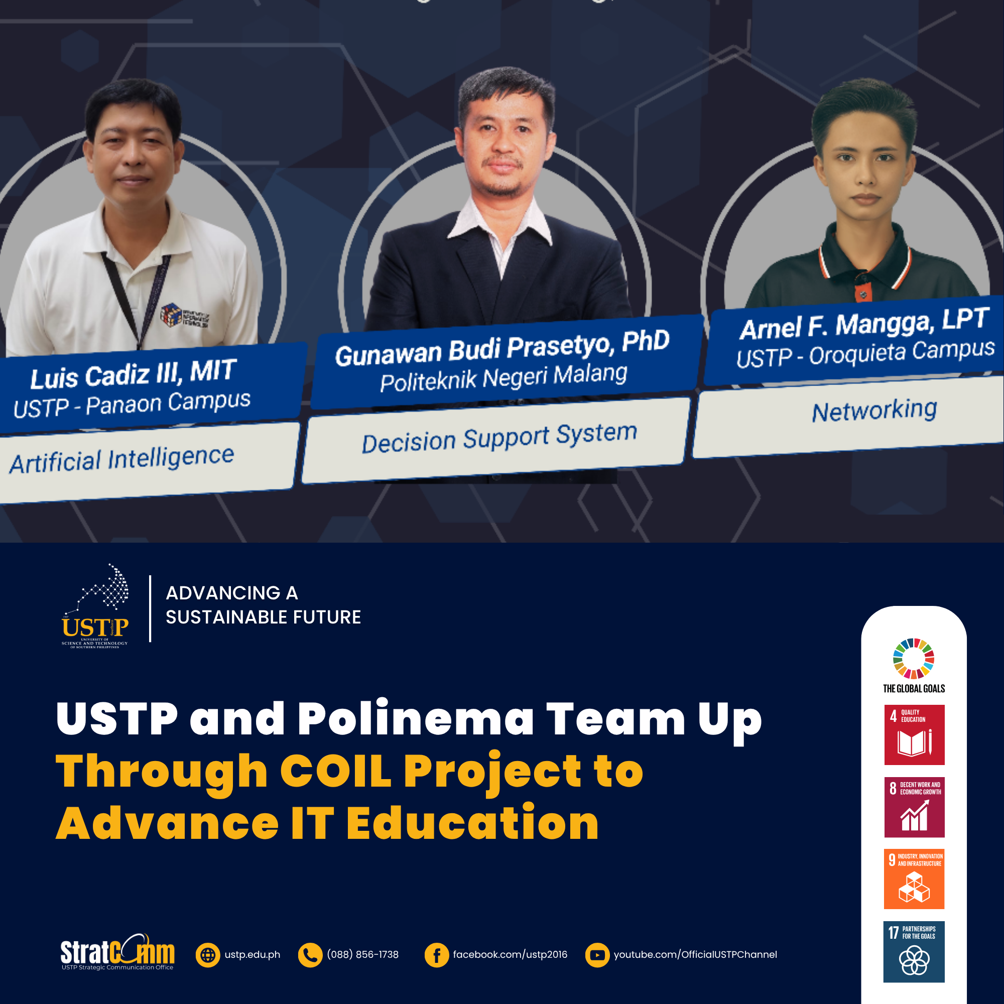 USTP, Polinema team up through COIL Project to Advance IT Education ...