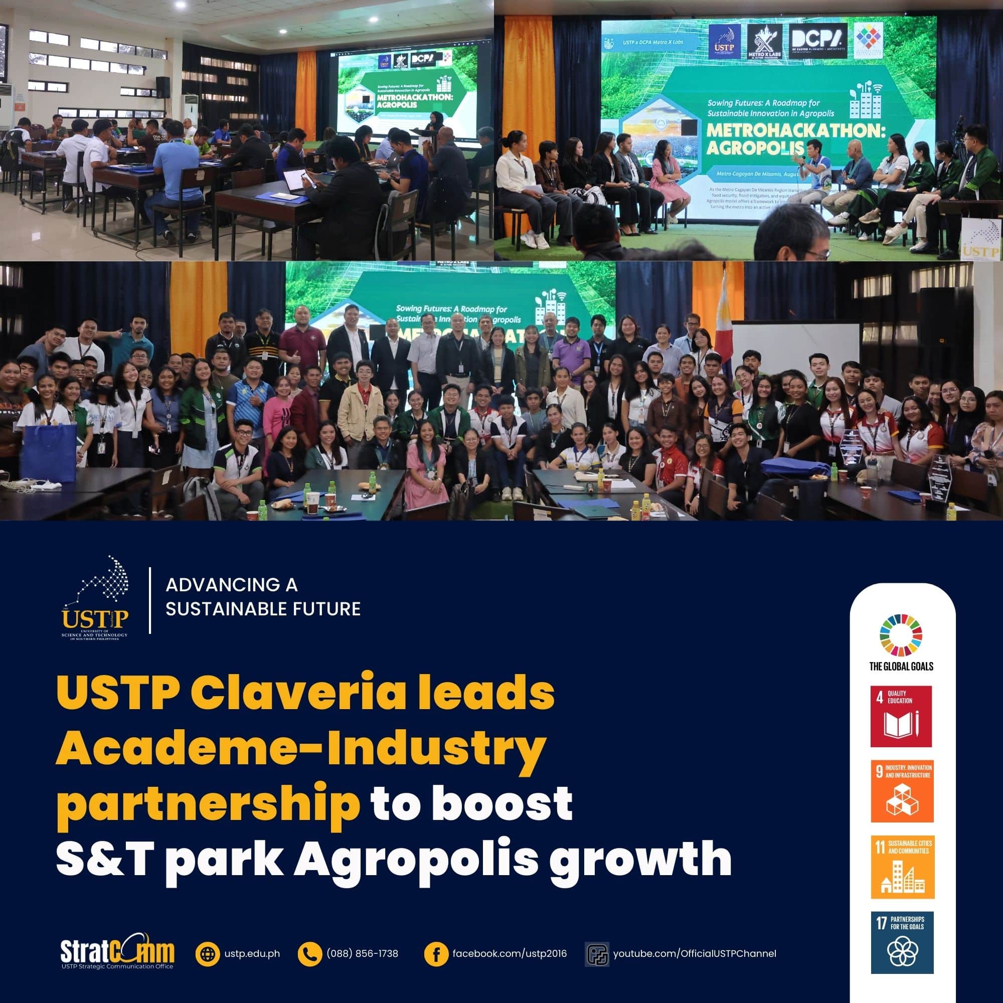 USTP Claveria leads Academe-Industry partnership to boost S&T park Agropolis growth - University ...