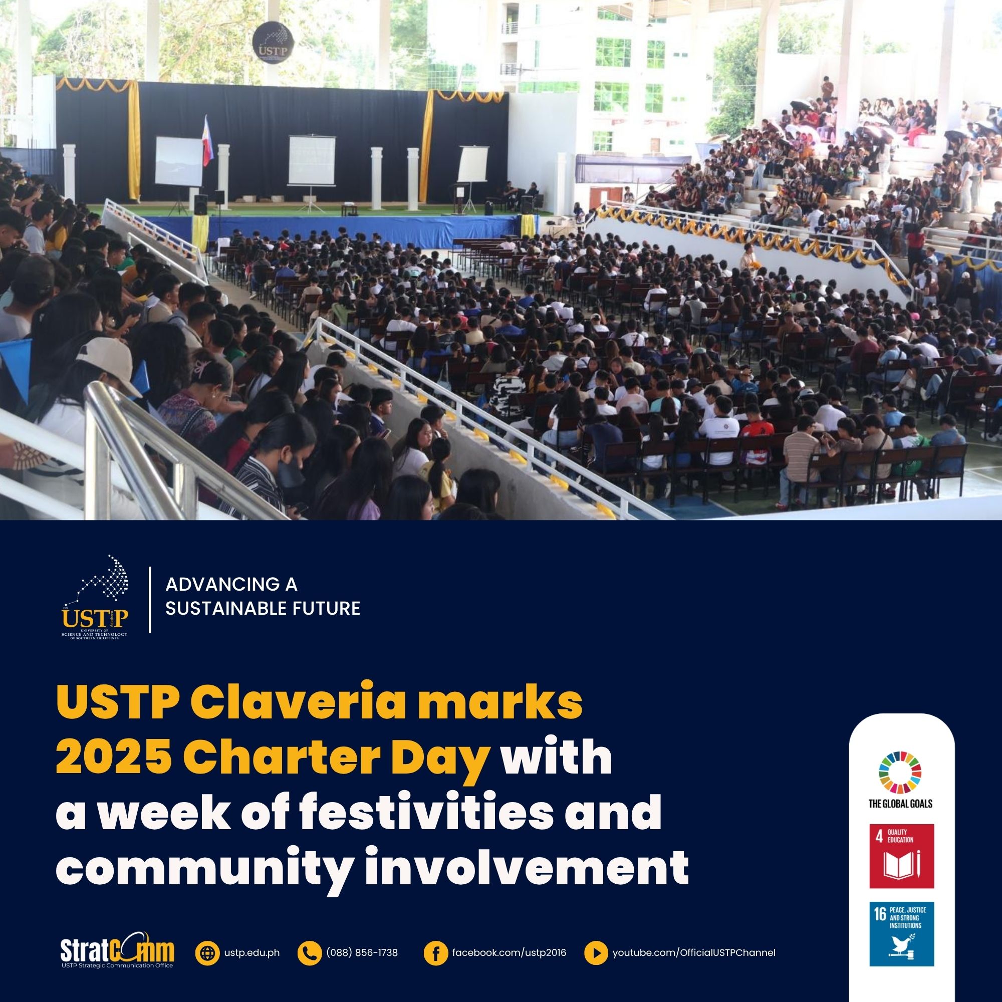 USTP Claveria marks 2025 Charter Day with a week of festivities and ...