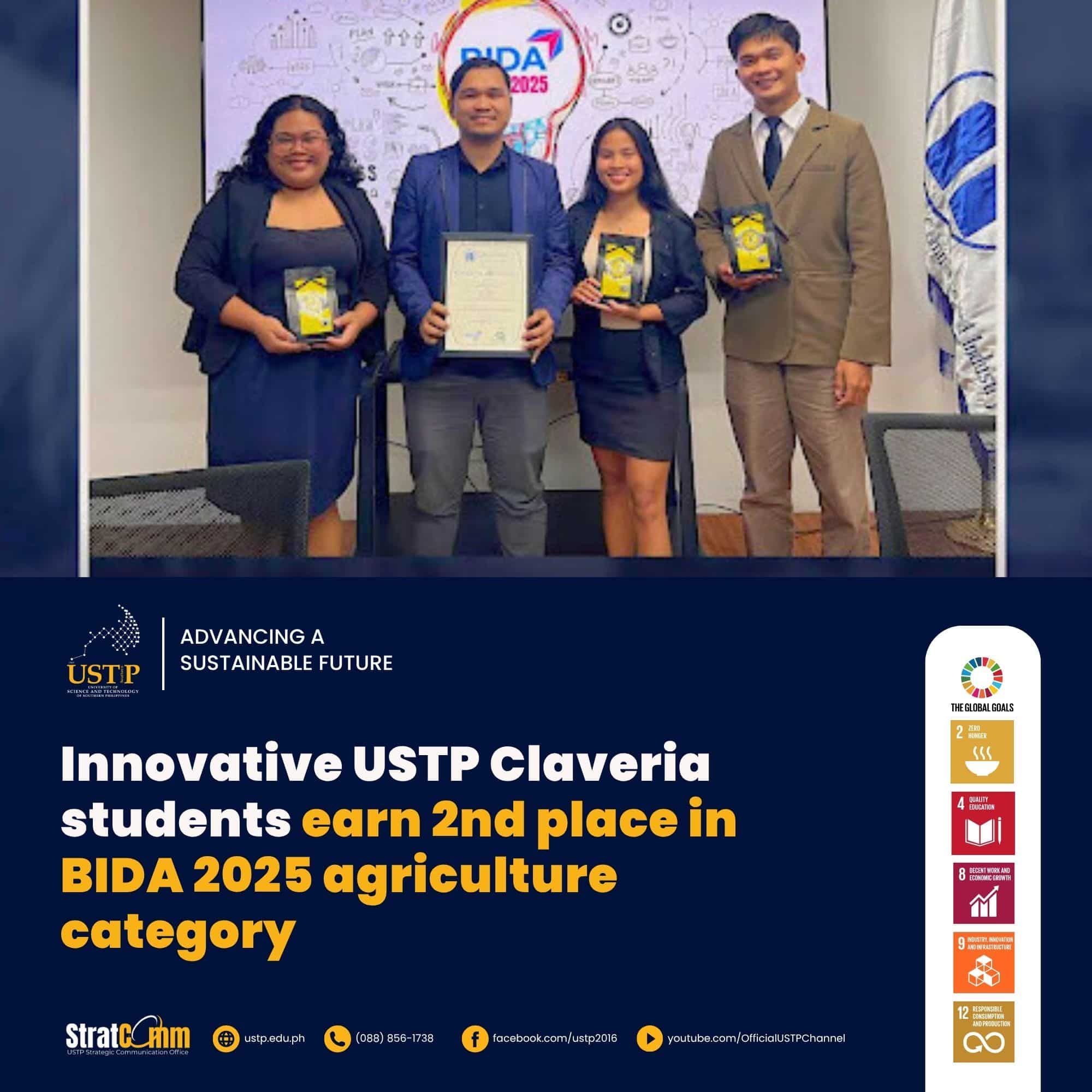 Innovative USTP Claveria students earn 2nd place in BIDA 2025 ...