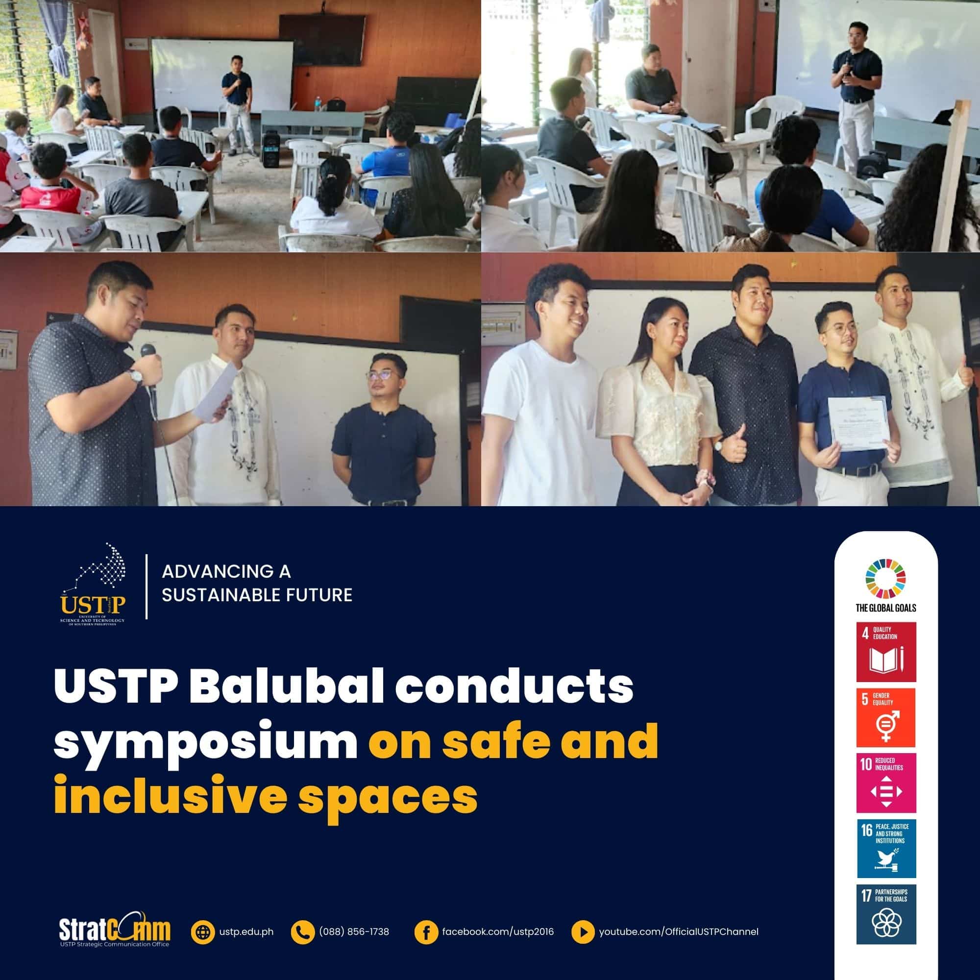 USTP Balubal conducts symposium on safe and inclusive spaces ...