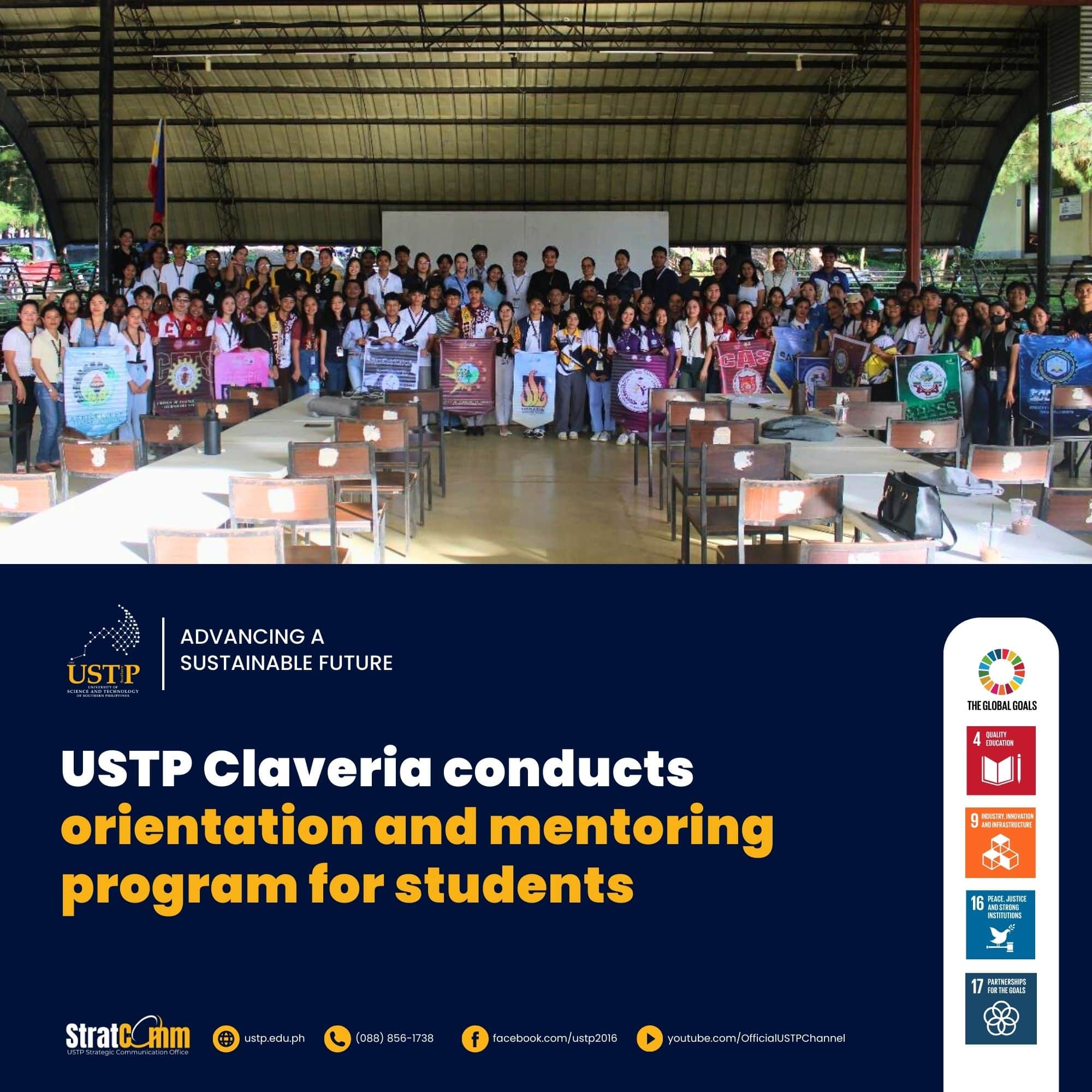 USTP Claveria conducts orientation and mentoring program for students ...