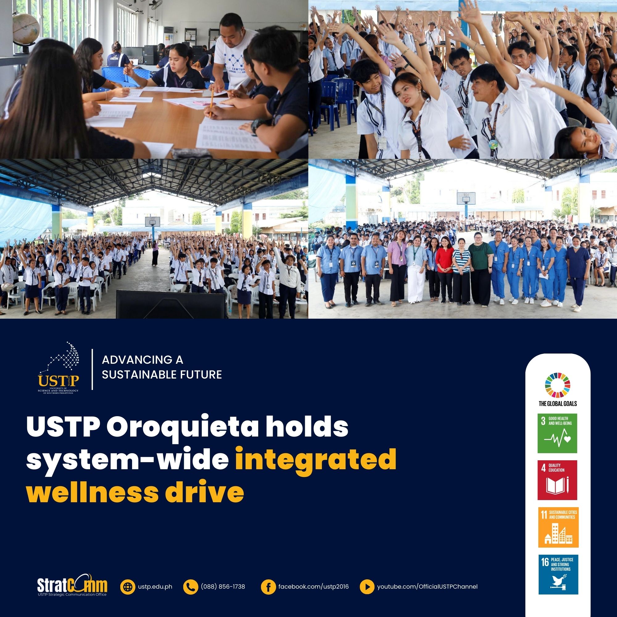 USTP Oroquieta holds system-wide integrated wellness drive - University ...