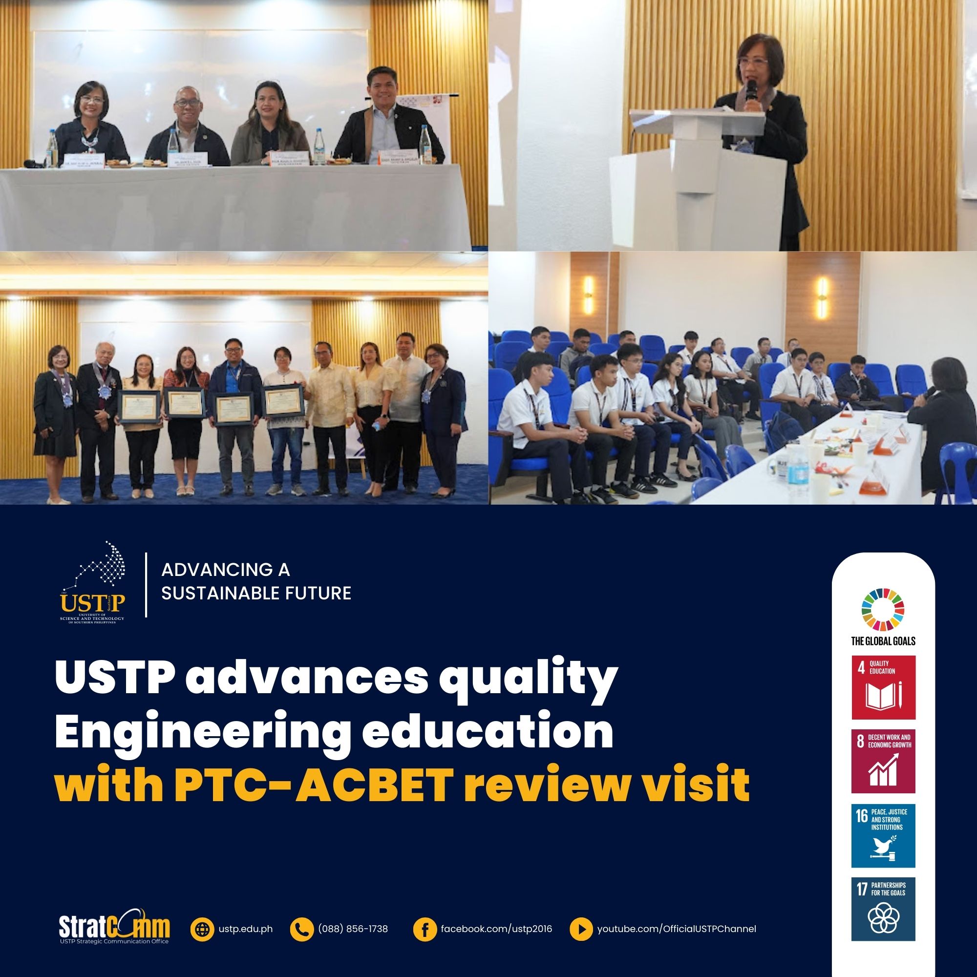 USTP advances quality Engineering education with PTC-ACBET review visit ...