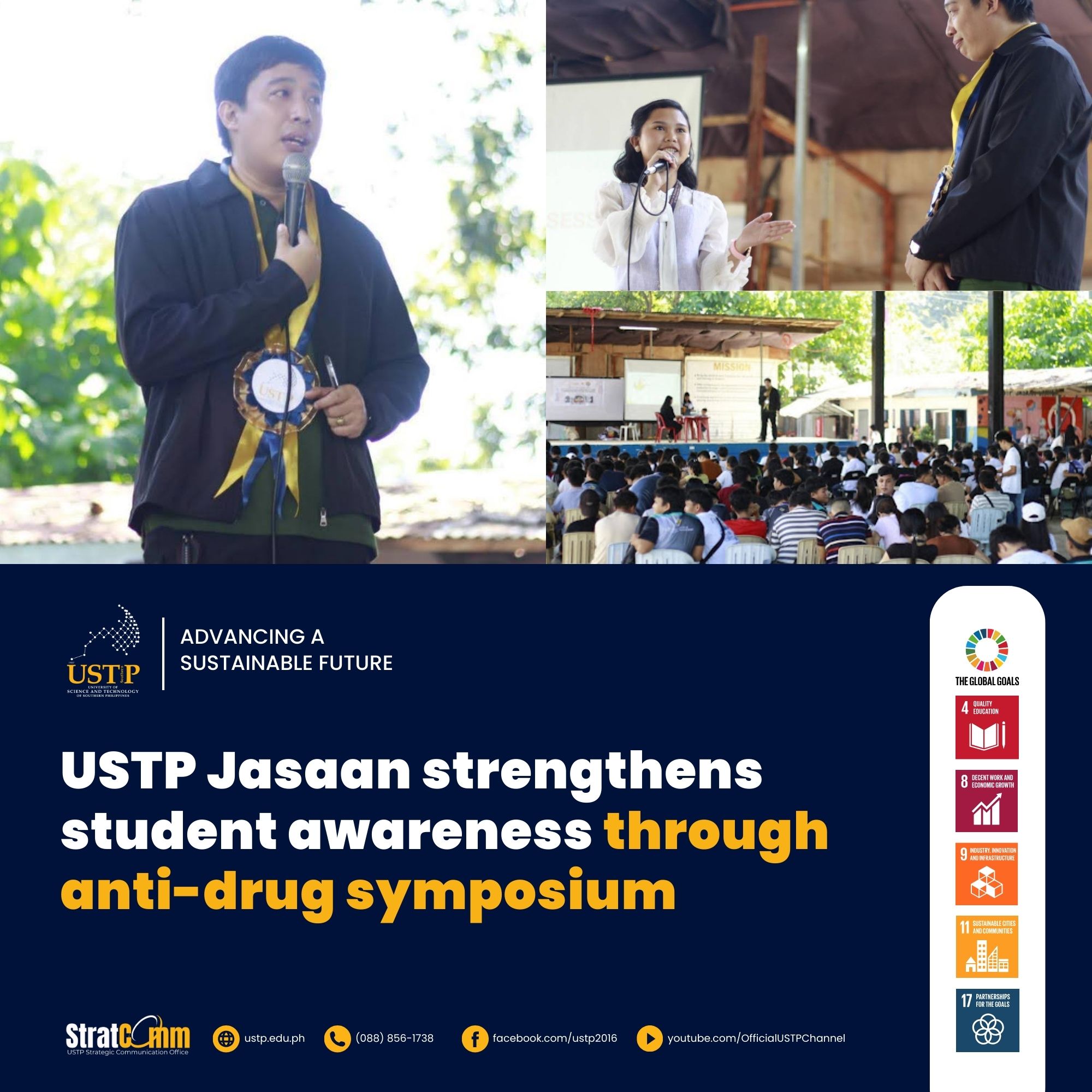 USTP Jasaan strengthens student awareness through anti-drug symposium ...